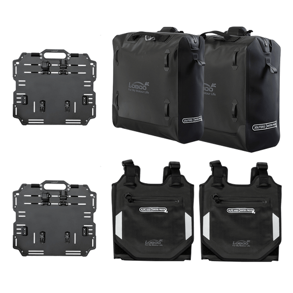 Alps Inflatable Motorcycle Side Bags – Waterproof TPU Saddle Bags with