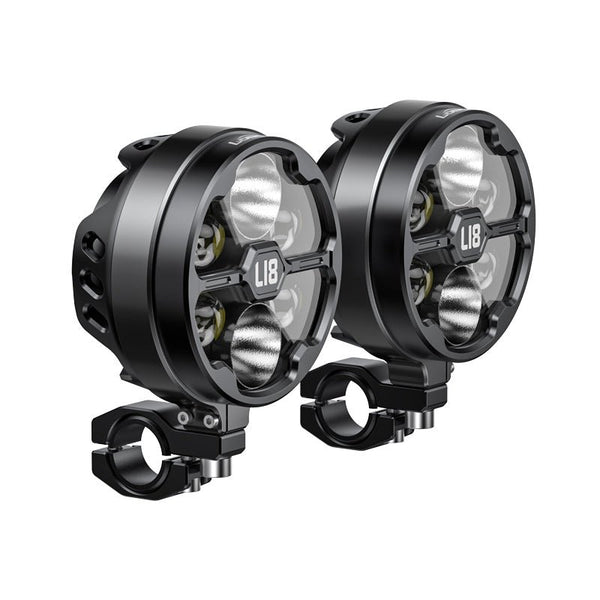 L18S Motorcycle Auxiliary Lights – 23000LM High/Low Beam with 8-Level ...