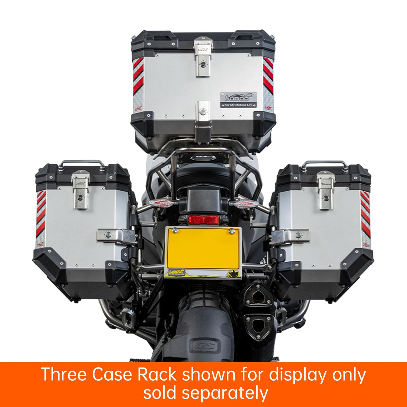 PIKE TRACKER Series Side Cases and Top Case-BMW R1300GS/1300GS ADV - LOBOO