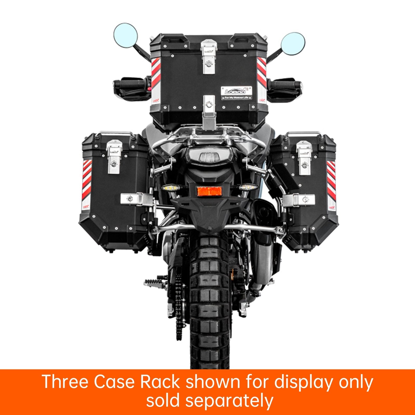 PIKE TRACKER Series Side Cases and Top Case-CFMOTO 450MT - LOBOO