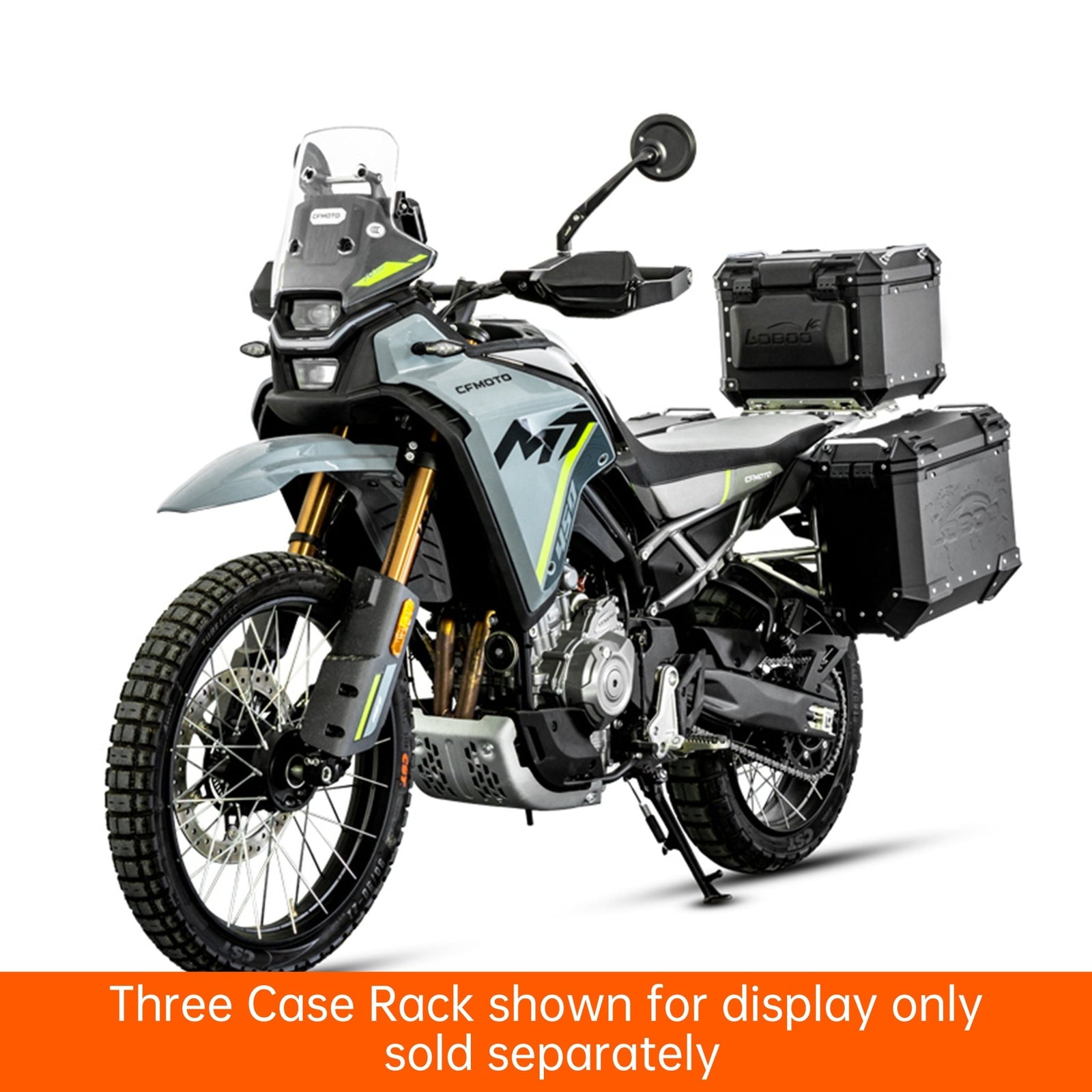 PIKE TRACKER Series Side Cases and Top Case-CFMOTO 450MT - LOBOO