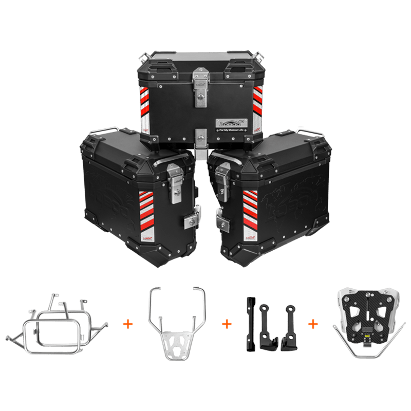 PIKE TRACKER Series Side Cases and Top Case-DUCATI DESERT X (2023- )