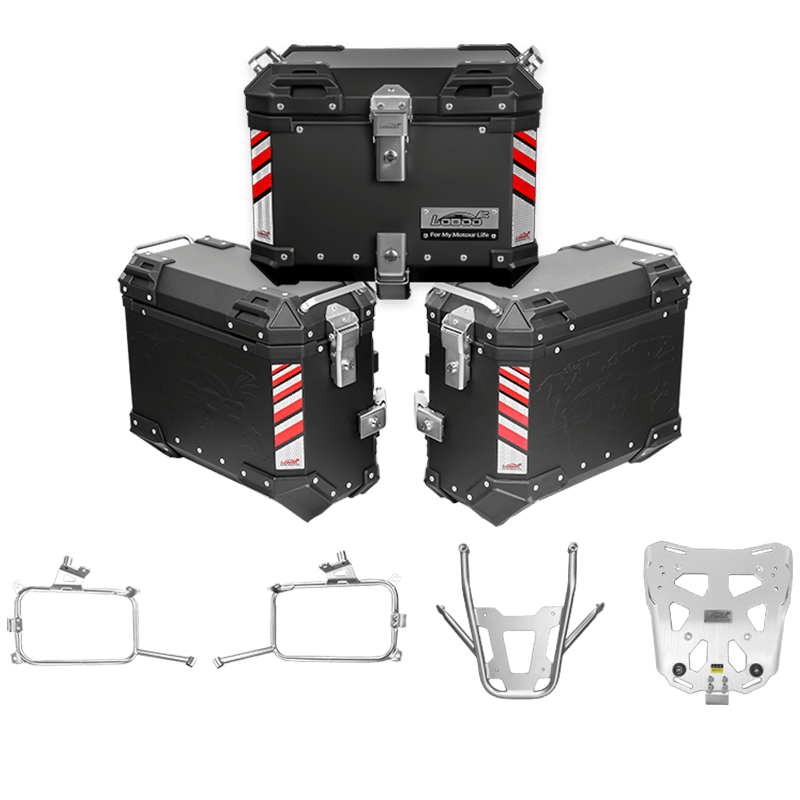 Case secondarie della serie Pike Tracker e Top Case-Honda NC750X (2019