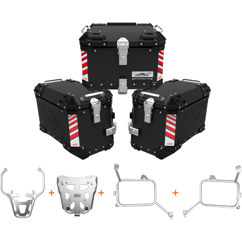 PIKE TRACKER Series Side Cases and Top Case-KTM 390 Adventure (2021- )