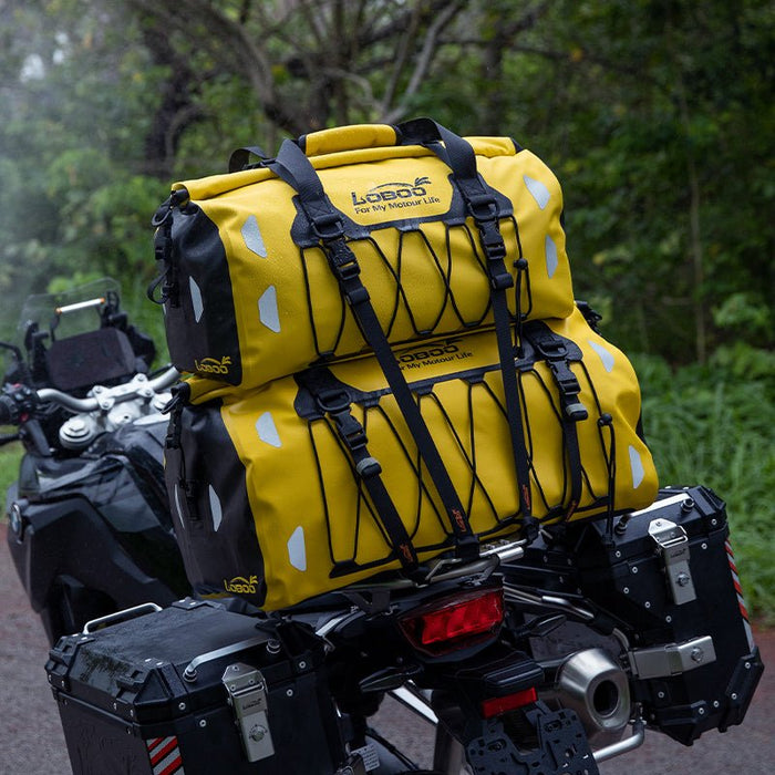 LOBOO Waterproof Motorcycle Duffel Bag - 50L / 80L with Air Valve