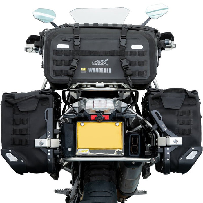 Wanderer 50L Waterproof Motorcycle Tail Bag – TPU Dry/Wet Separation ...